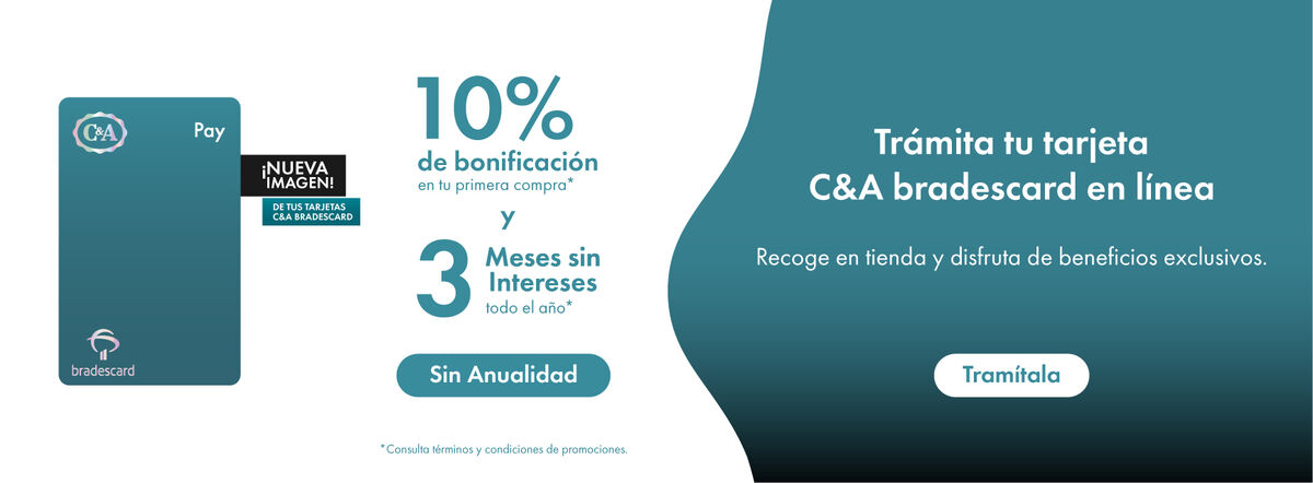 Tramita Tu Tarjeta BradesCard C&A | C&A México