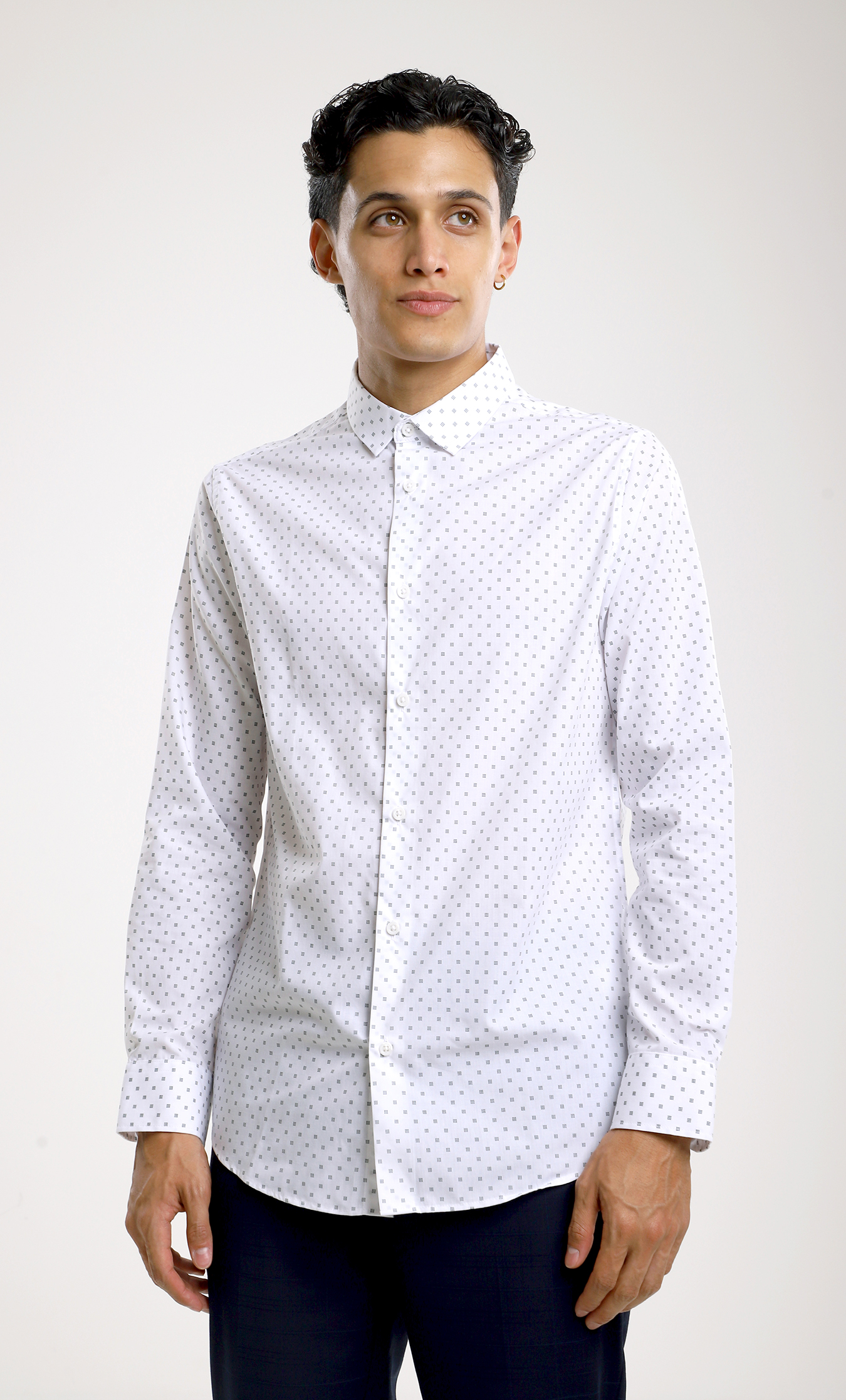 Camisa Slim Formal Con Estampado Para Hombre - C&A