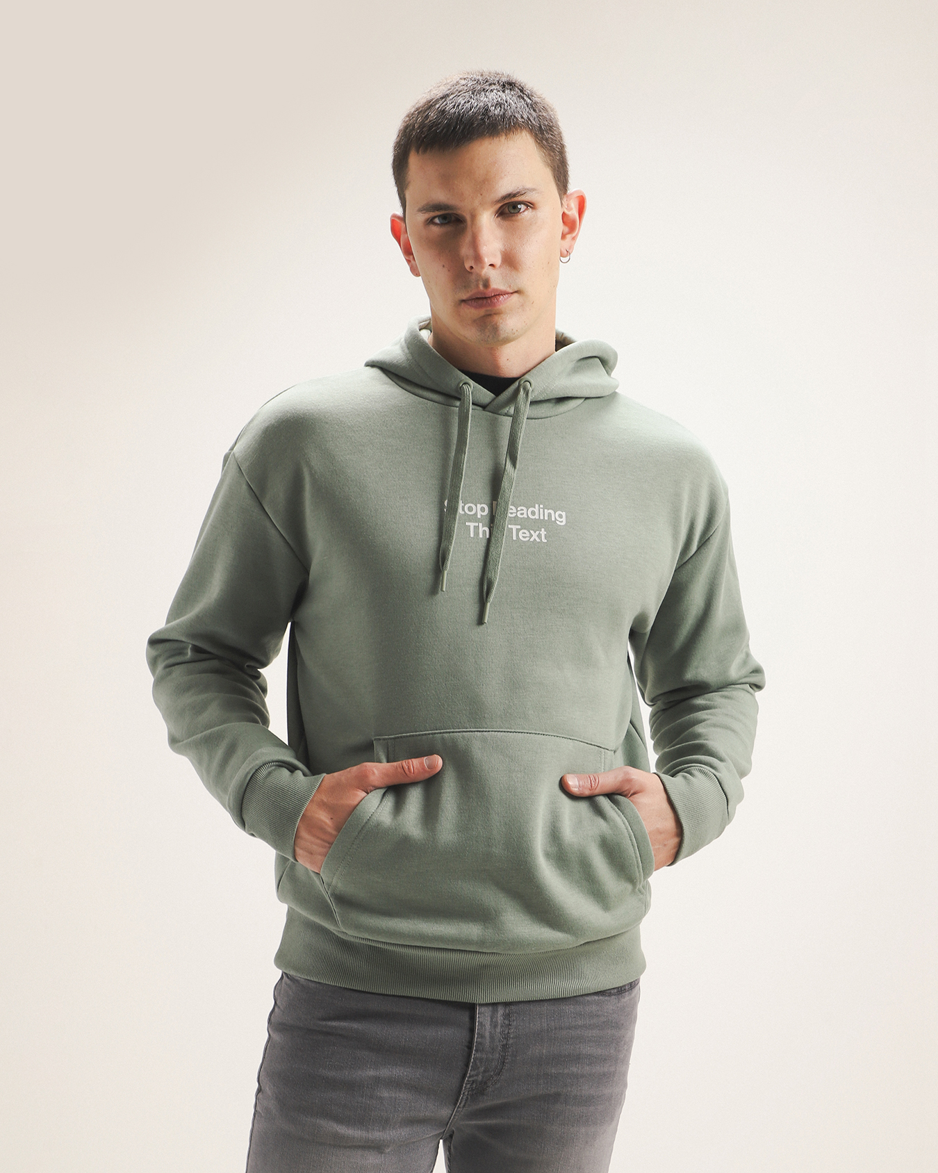 Sudadera Verde Con Diseño para Hombre - C&A México