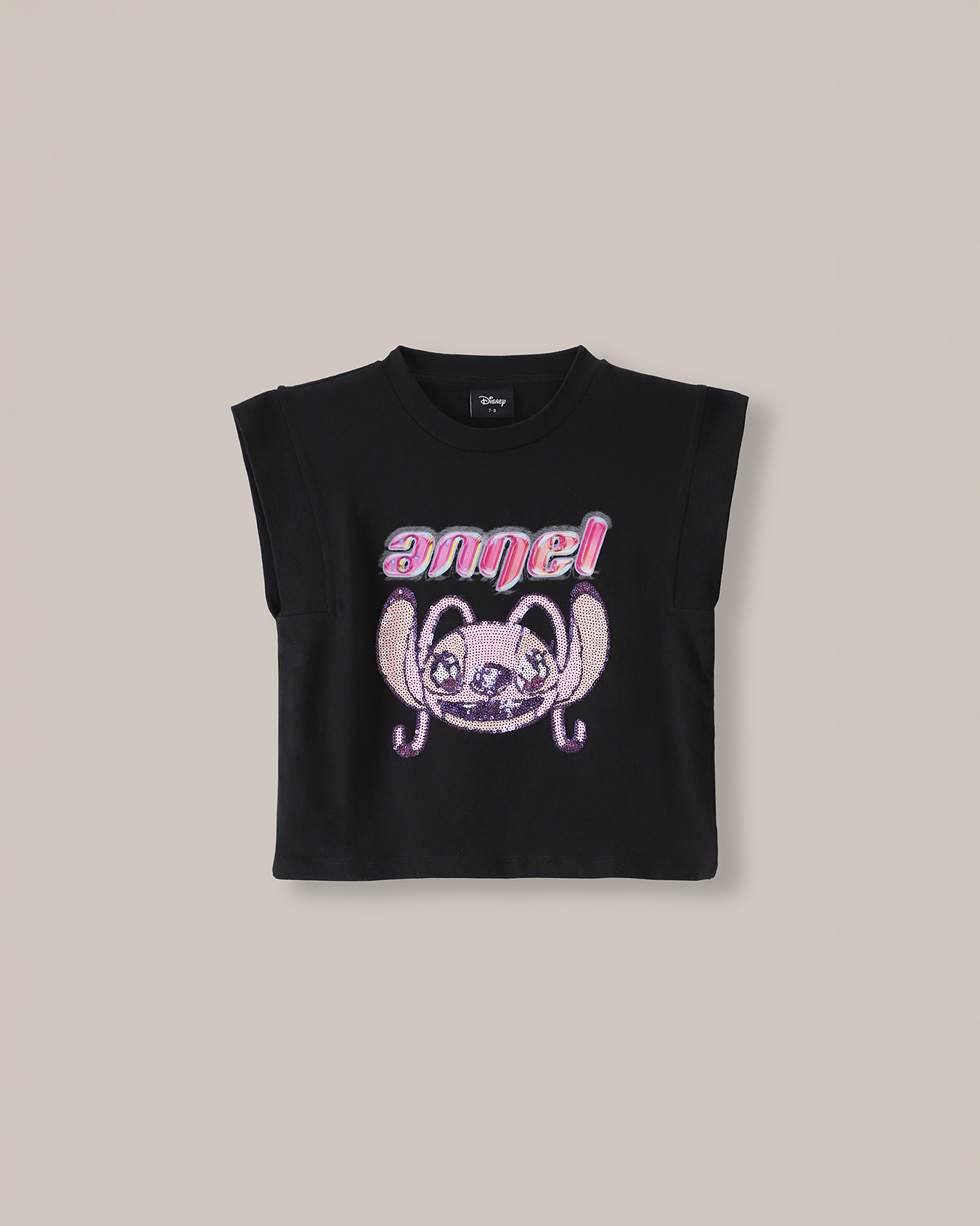 Playera Manga Corta Ángel Y Stitch Para Niña - C&A México