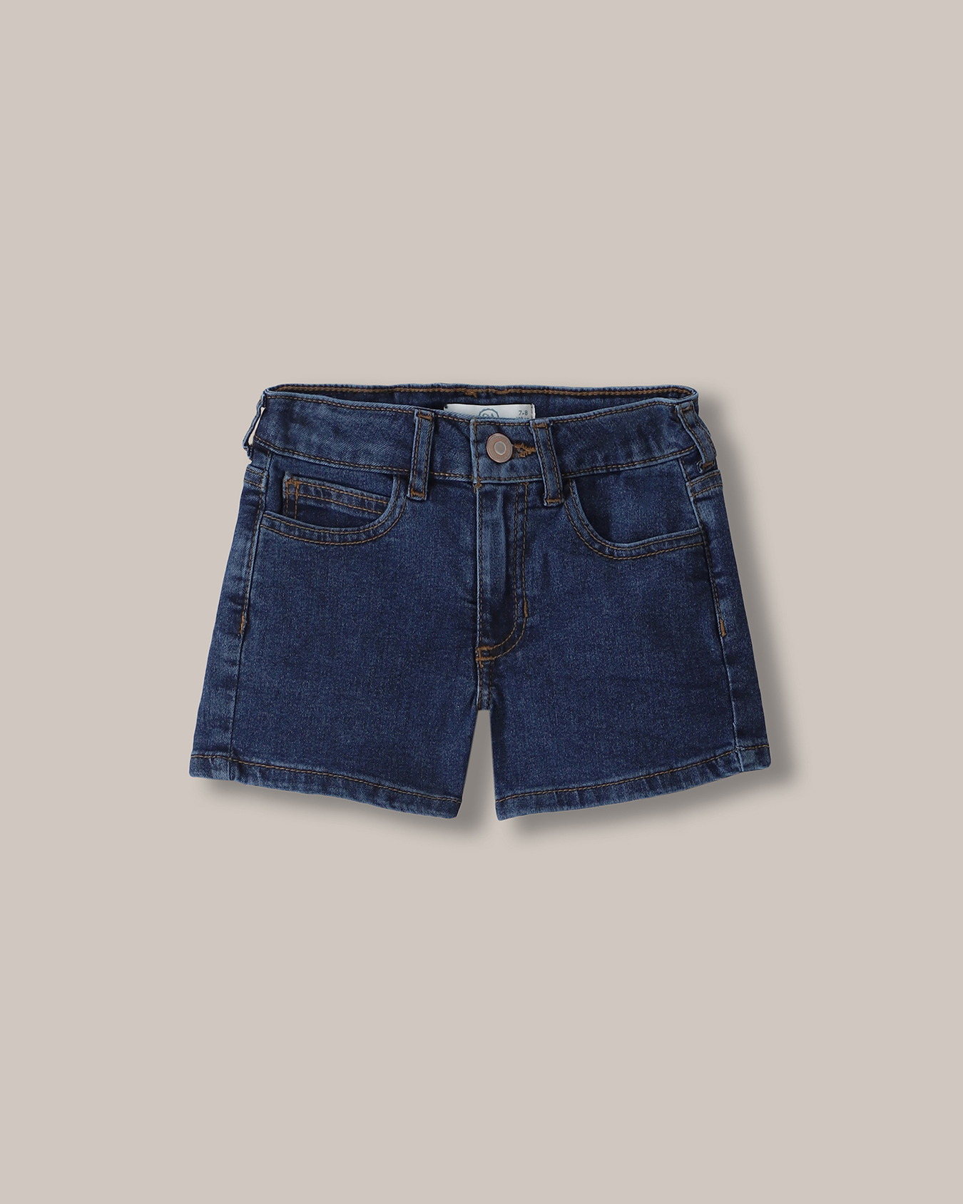 Short De Mezclilla Azul Marino