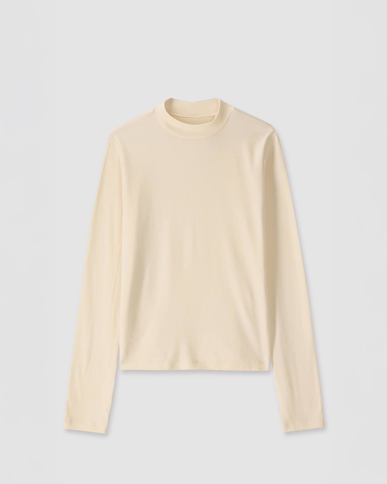 Playera Beige Manga Larga Para Mujer - C&A