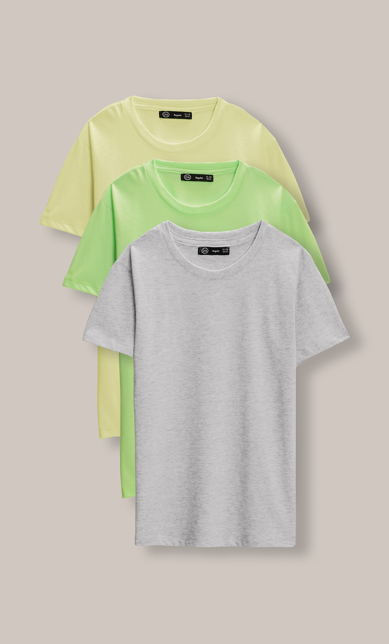 Paquete De Playeras Básicas De Colores Para Niño - C&A México