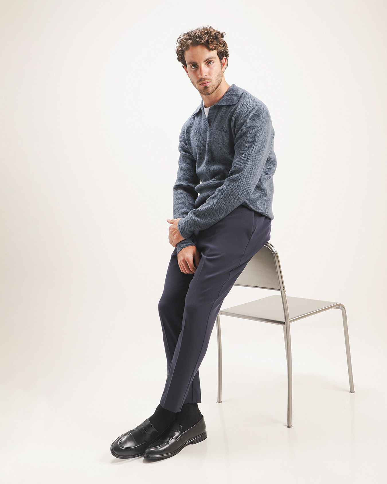 Suéter Azul De Punto para Hombre - C&A México